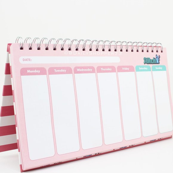 Disney | Office | Disney Stitch Weekly Planner Todo Shopping Lists ...